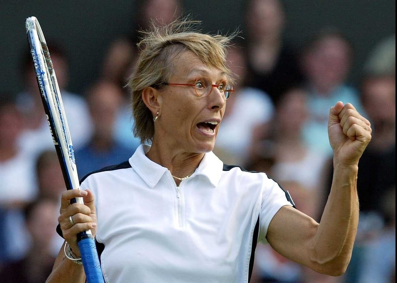 Navratilova's career ends fittingly