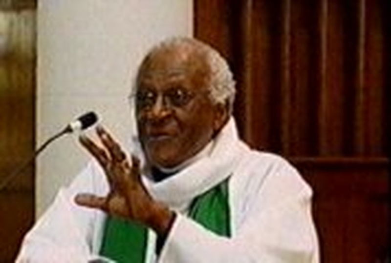 Dr Tutu addresses Dublin congregation