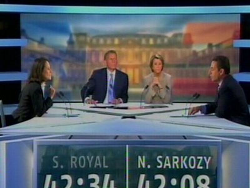 French candidates in heated TV debate