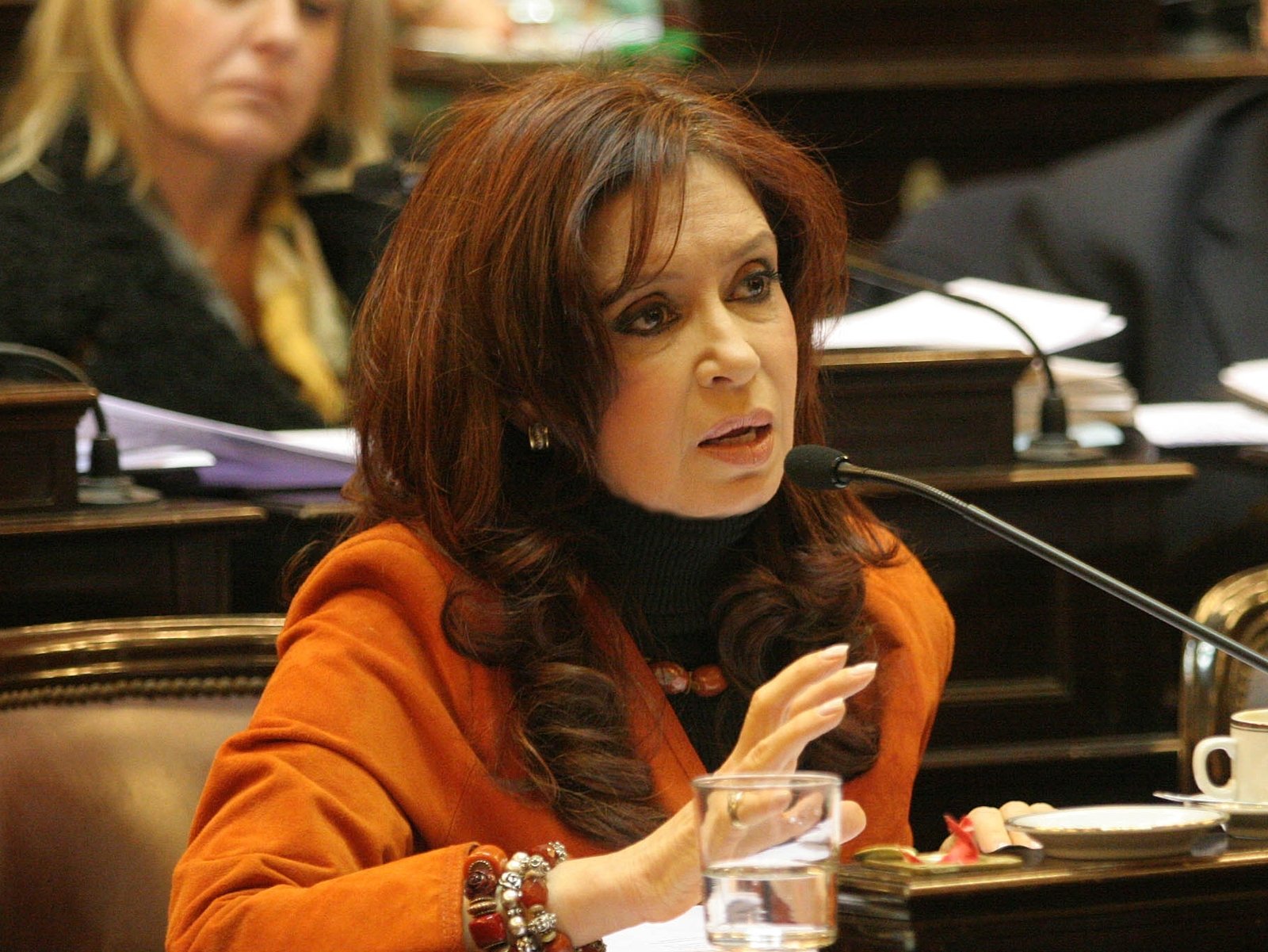 Argentina's first lady to run for president