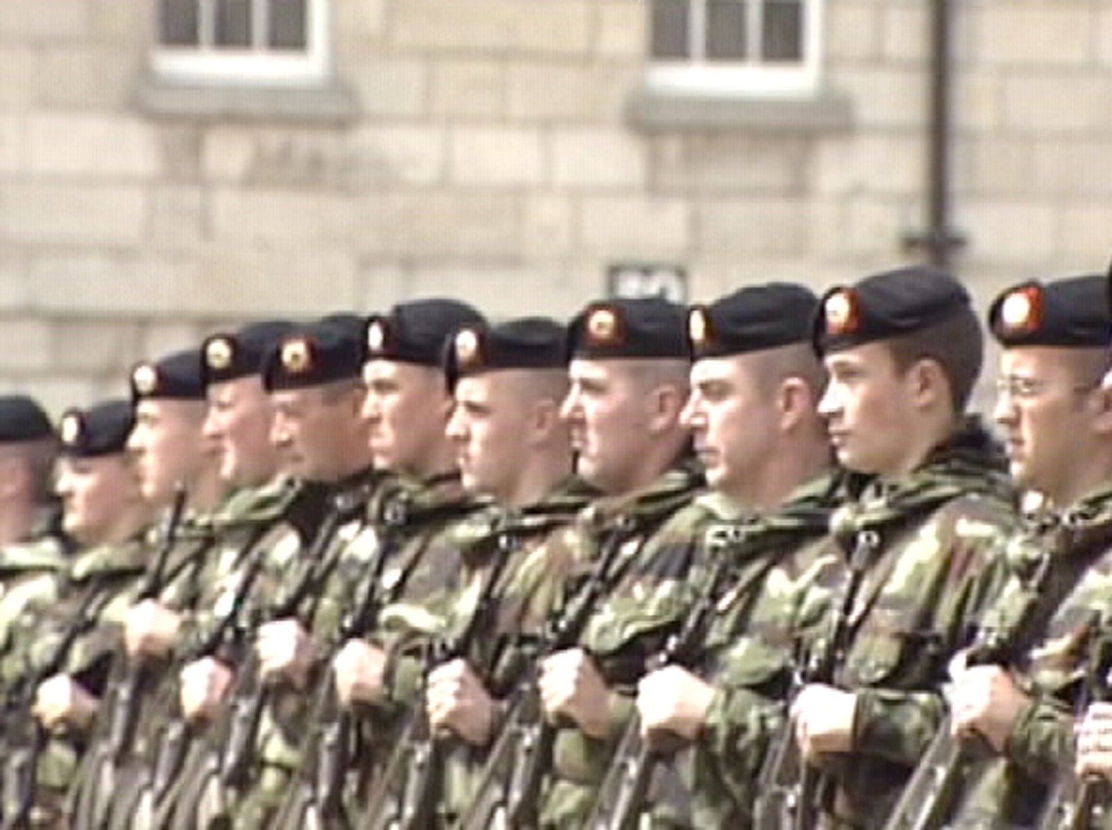 Irish soldiers train as part of EU battlegroup
