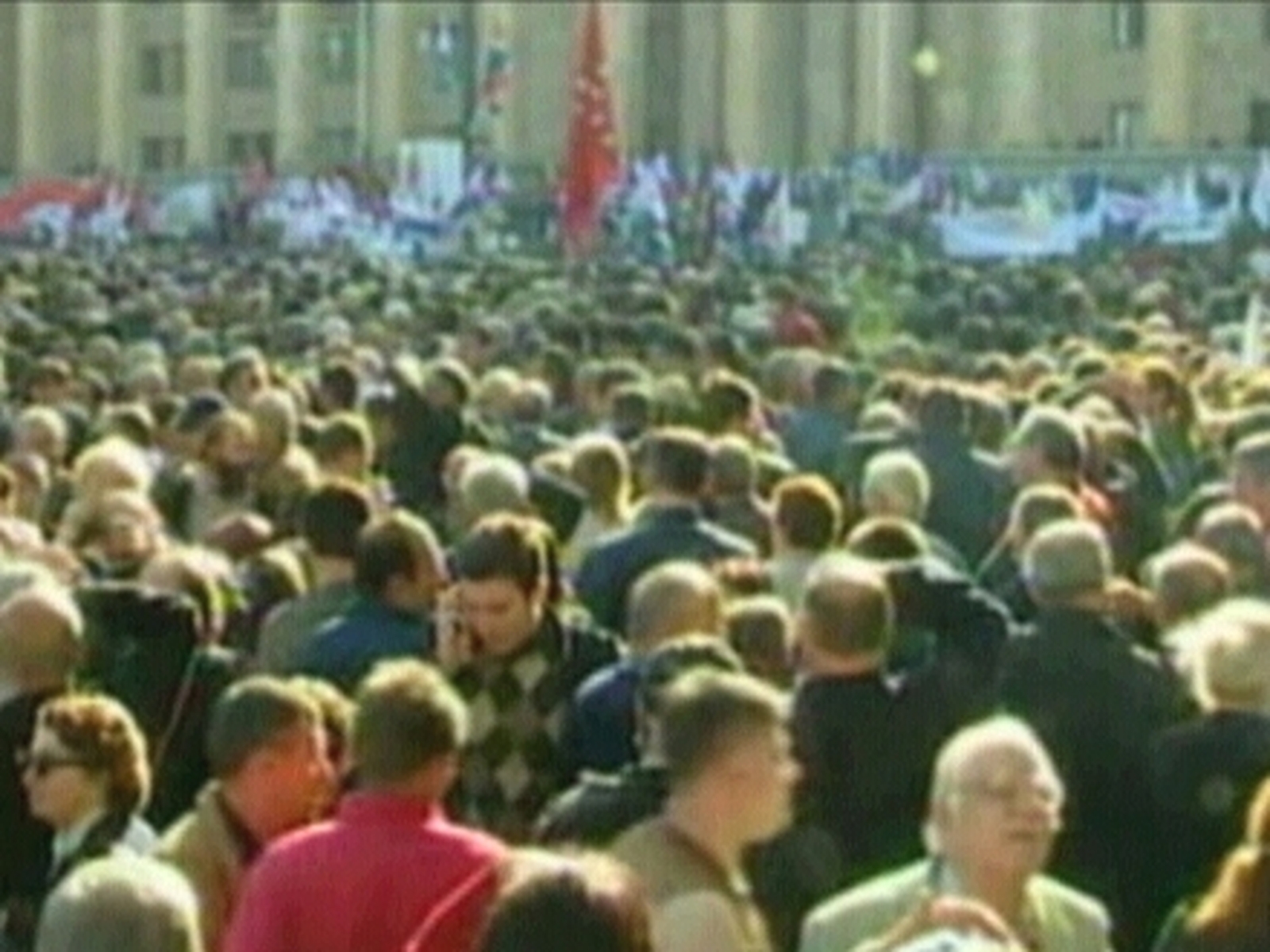 Thousands protest in Georgia