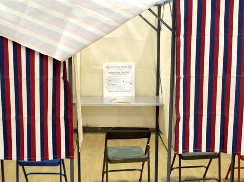 A peek inside the US polling booth