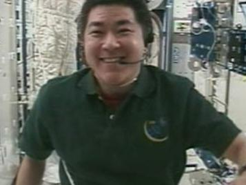 Cork links up with space station