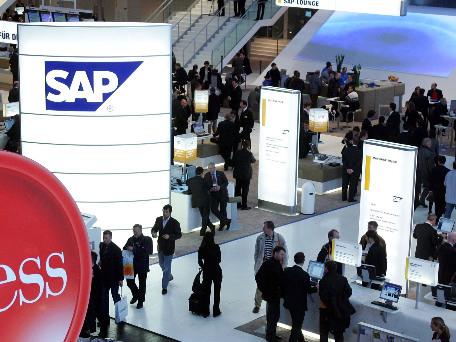 Software giant SAP posts positive results