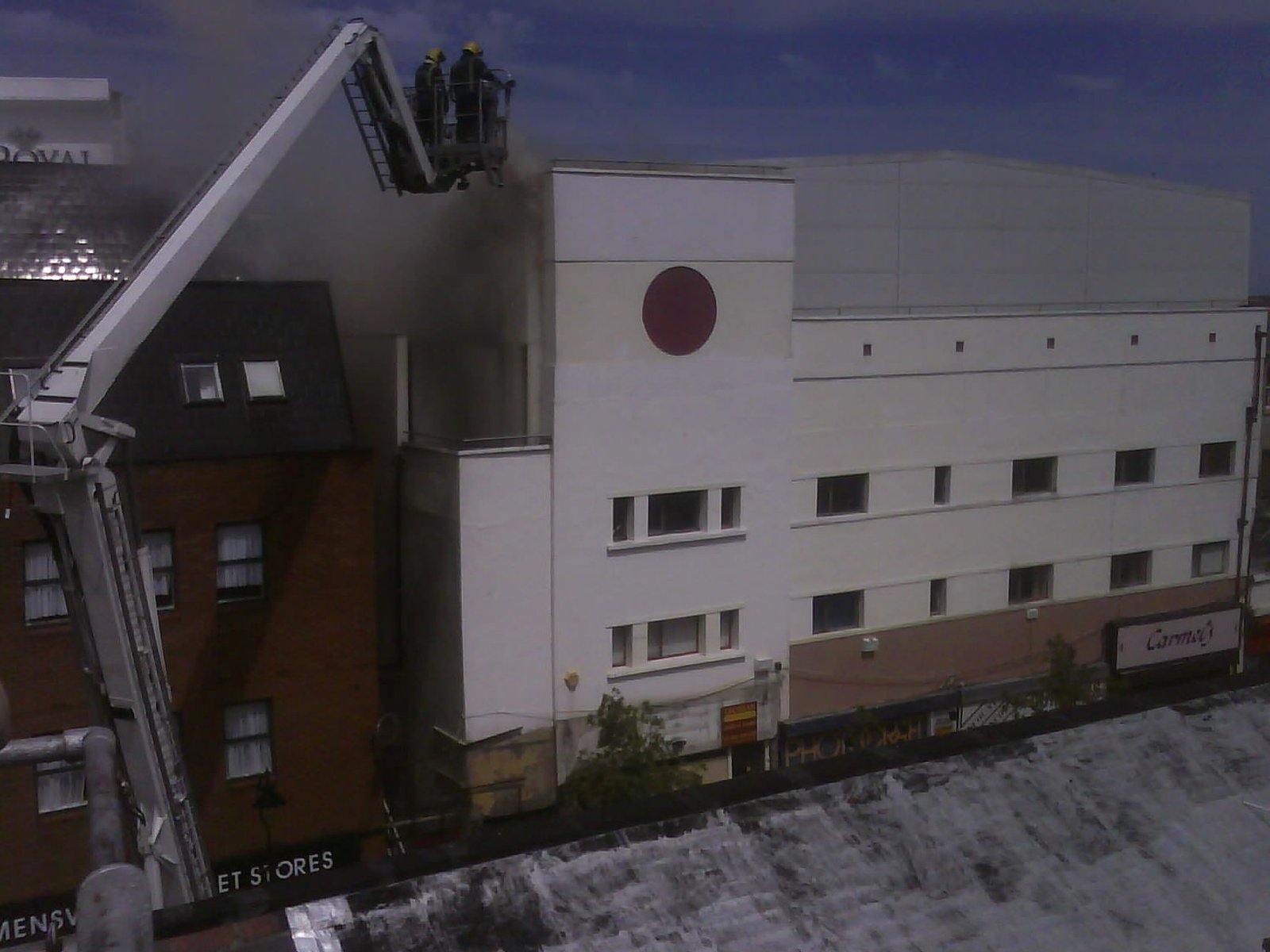 Fire damages vacant Bray cinema