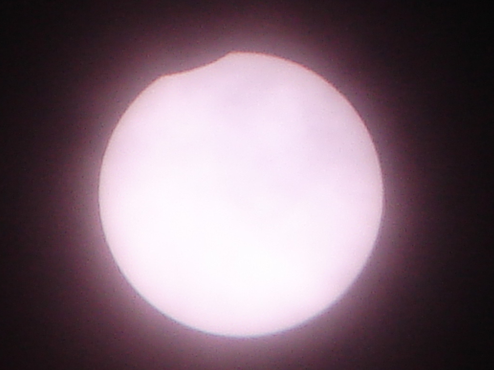 Partial solar eclipse seen over Ireland