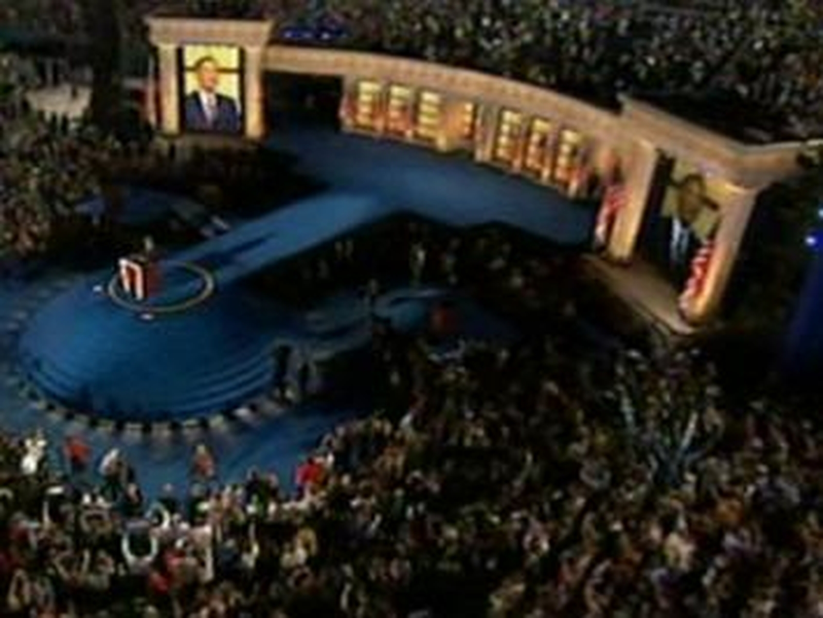 Obama speech ends Democratic convention