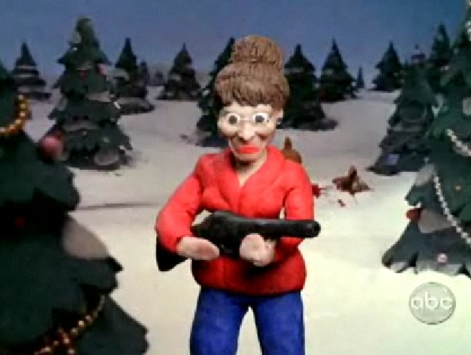 Sarah Palin shoots Rudolph