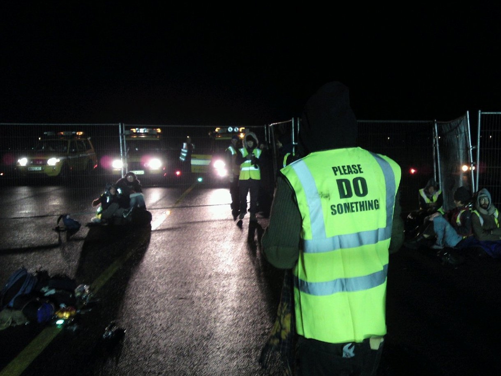 Stansted runway reopens after protest