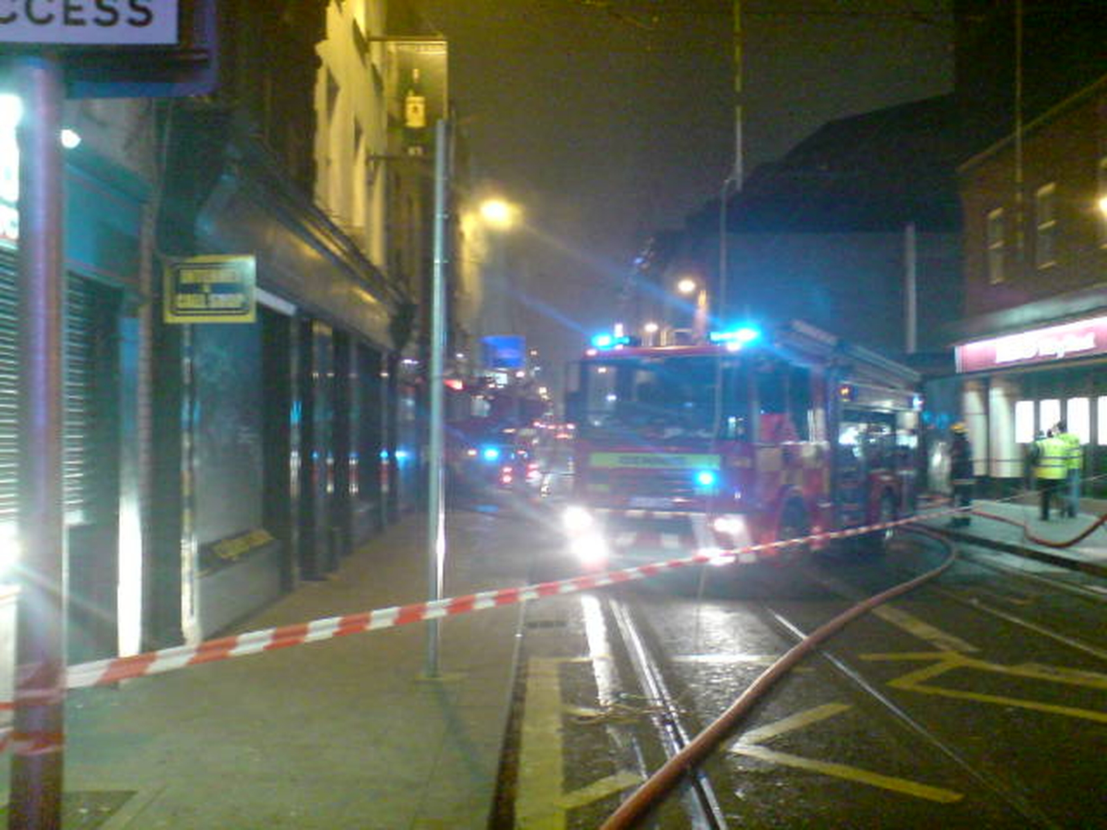 Dublin fire disrupts Luas Red Line