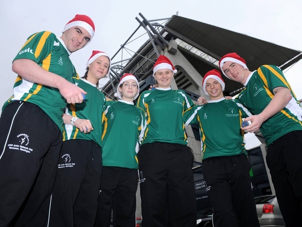 Irish handball heroes return home