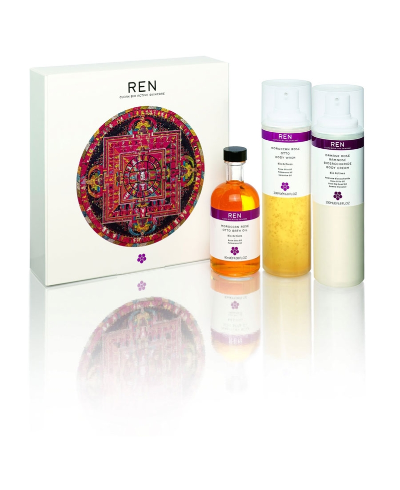 Ren skincare's Rose Trio Gift Set