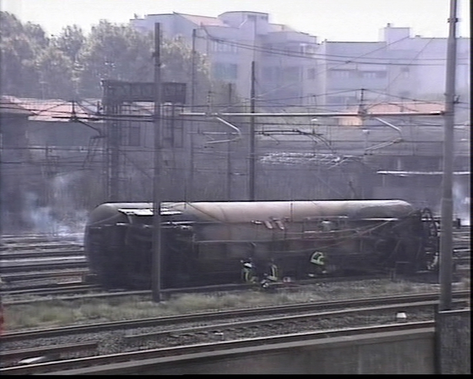 Freight train explodes in northern Italy