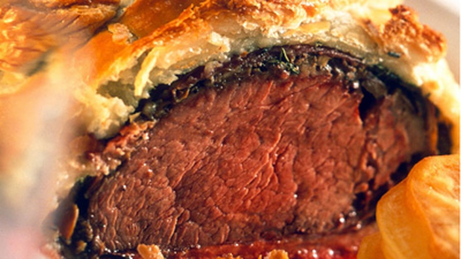 Beef Wellington, Red Wine and Port Jus