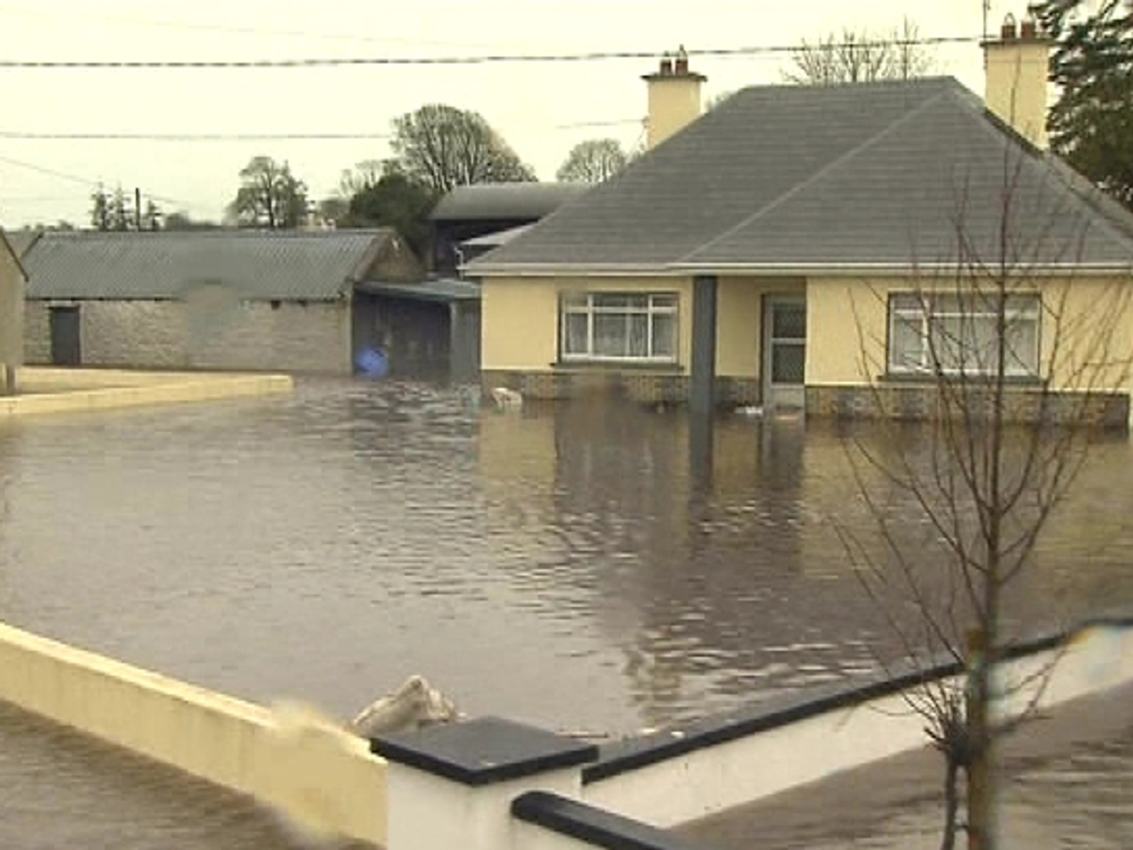 Serious flooding in South and West