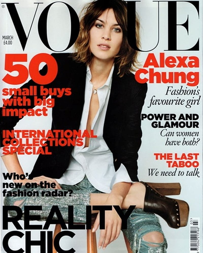 Alexa Chung’s Vogue cover