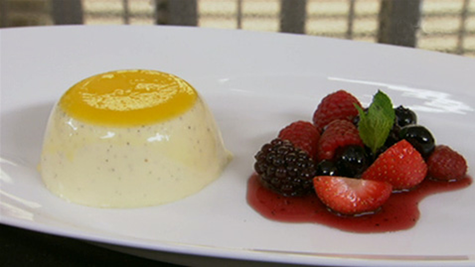 Passion Fruit Panna Cotta