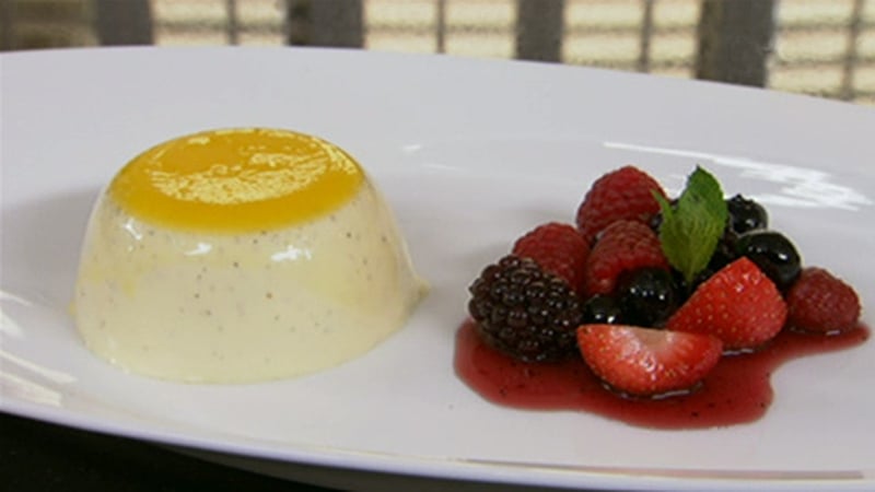 Passion Fruit Panna Cotta