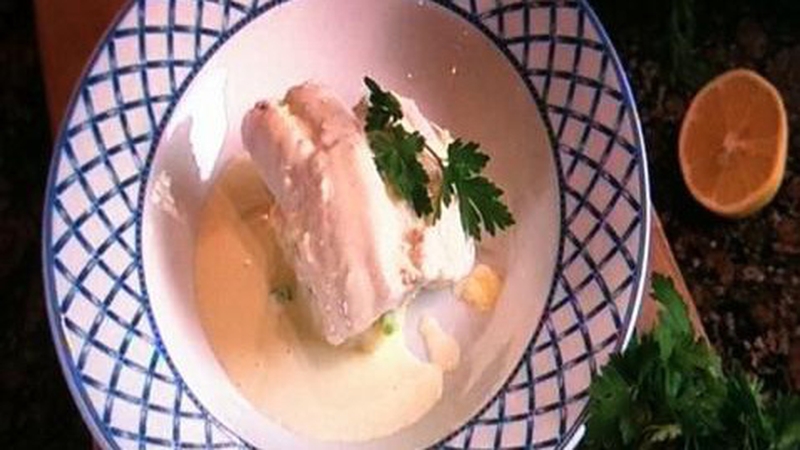 Martin Shanahan's Poached Hake On Scented Mash