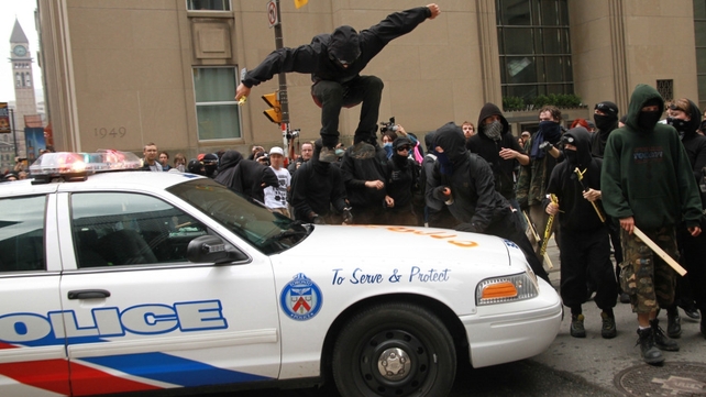 Protests outside the G20 summit, Toronto