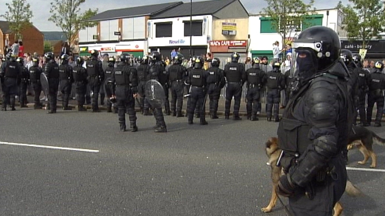 Political outrage at Belfast violence