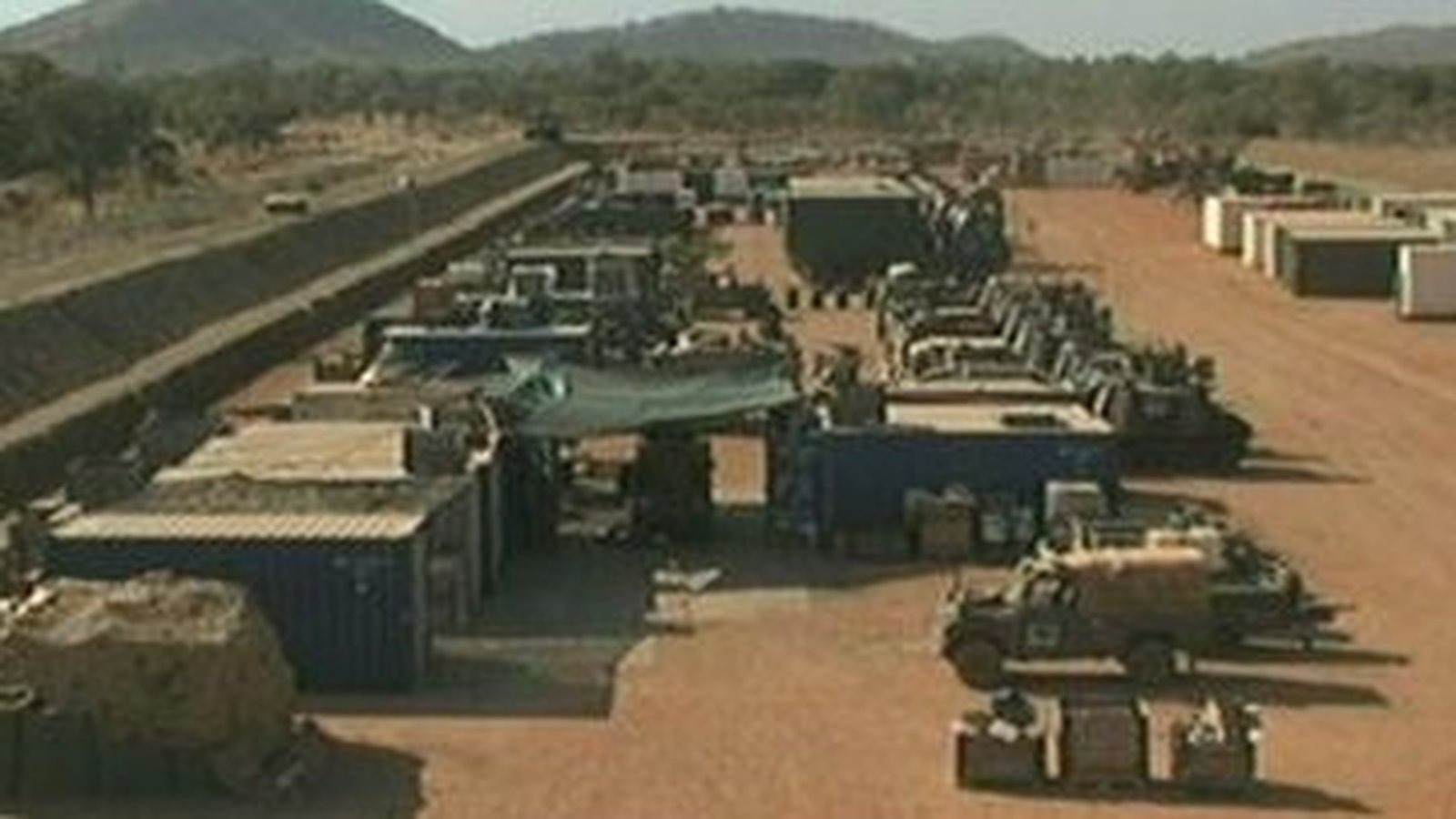 Military equipment arrives from Chad