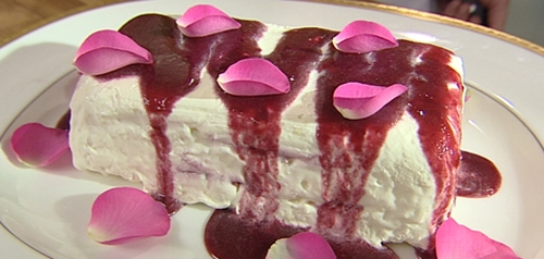 Catherine Fulvio's Limoncello & Cherry Semifreddo