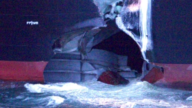 Tanker collides with ship in North Sea