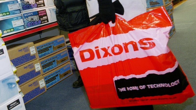 Dixons Retail sales in Ireland and UK up 8%