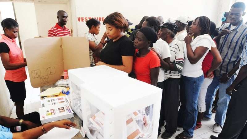 Haitians vote in presidential elections