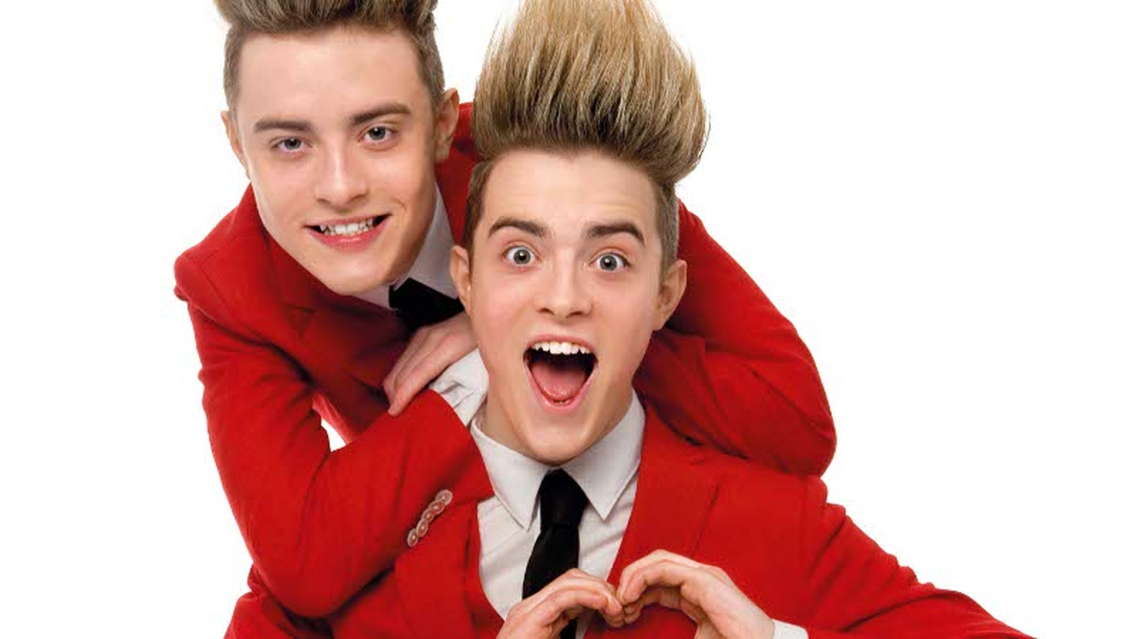 Jedward performing on Saturday Show finale