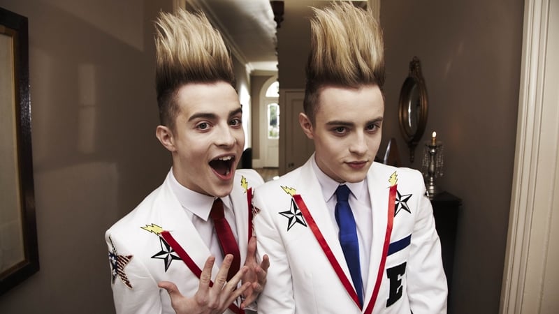 Shots from Jedward's new video