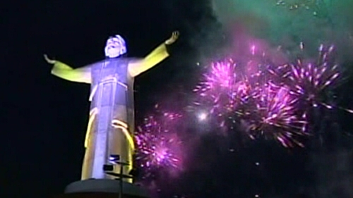 World's tallest Christ statue erected in Peru