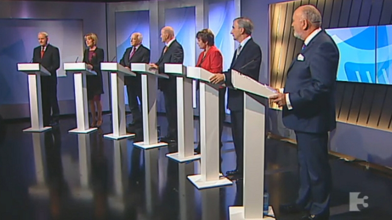 Candidates clash in Presidential debate