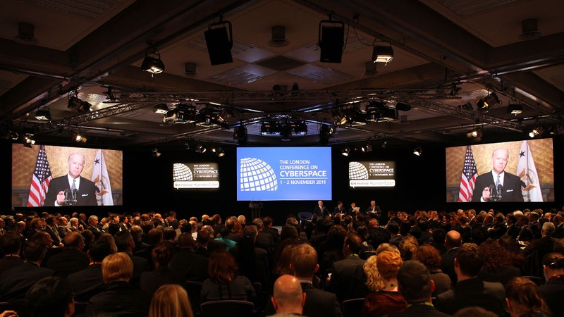 Conference discussing cyber security in London