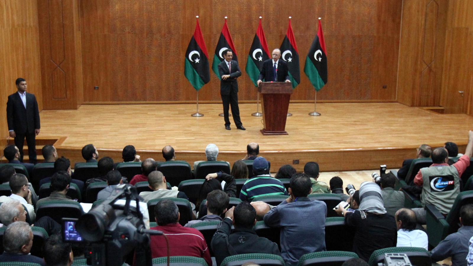 Libya's NTC unveils new government