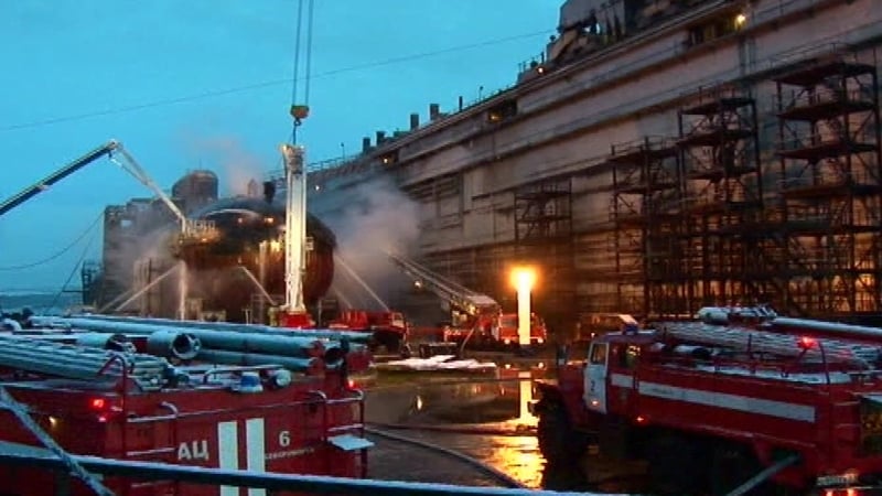 Russian nuclear submarine fire put out