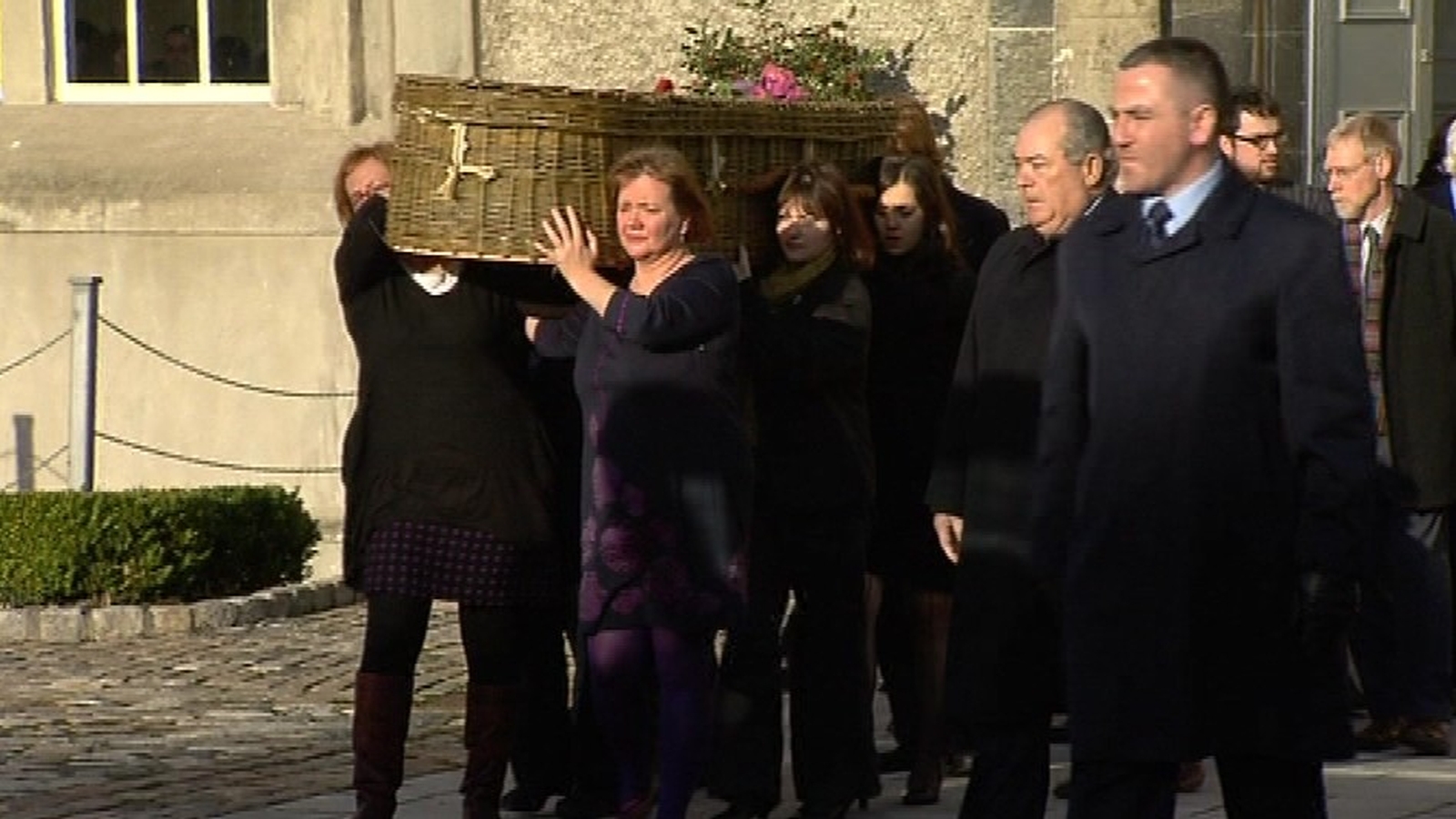 Funeral of journalist Mary Raftery