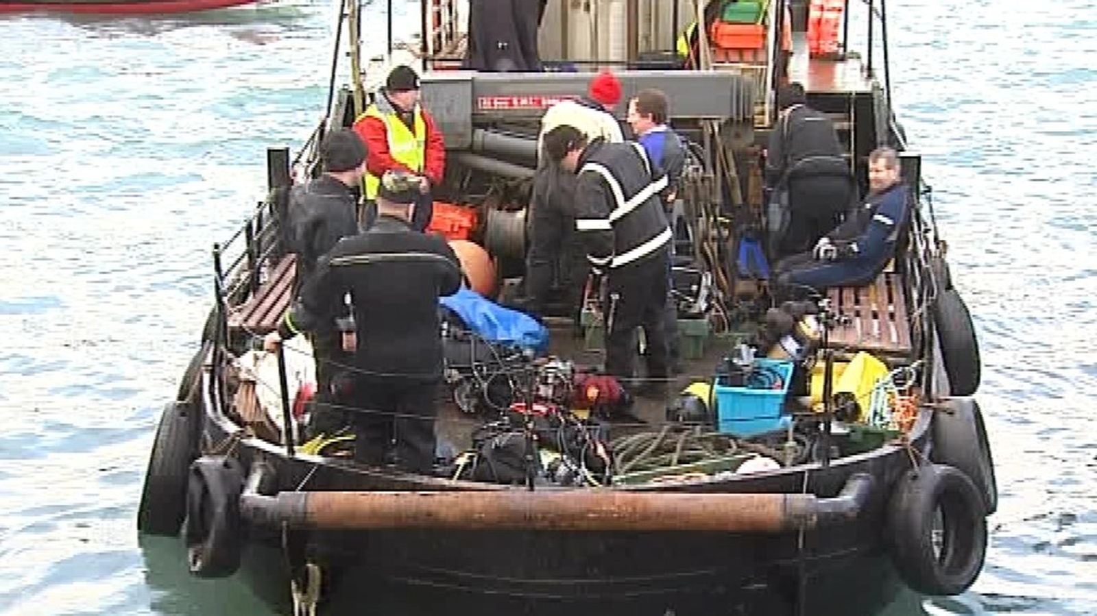 Cork search focused around sunken trawler