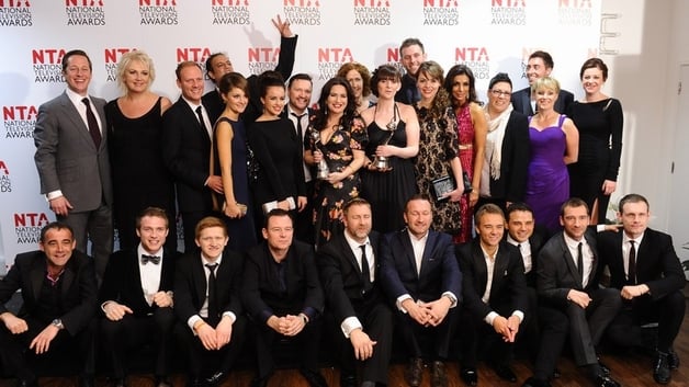 Winners at TV Awards in London