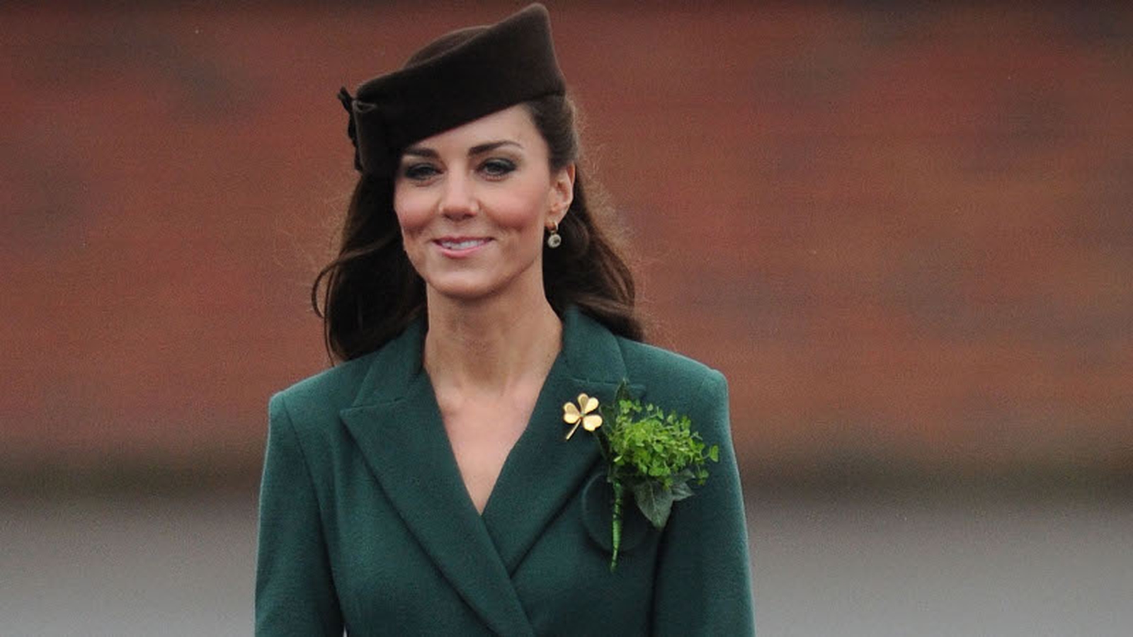 Kate goes green for Patrick's Day