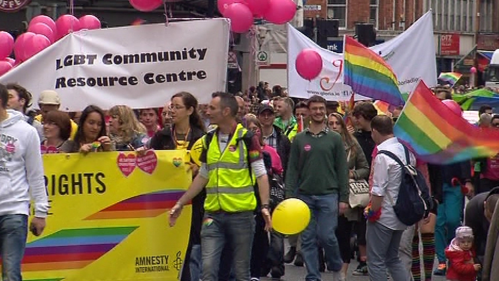 Thousands attend Pride Parade in Dublin