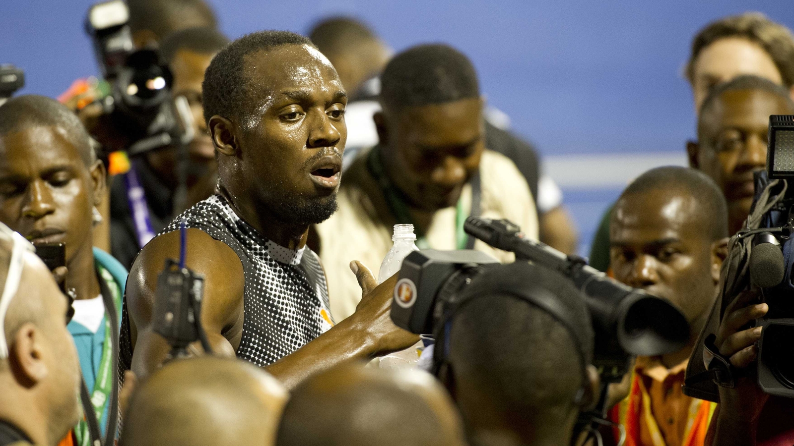 Bolt out of Monaco meet