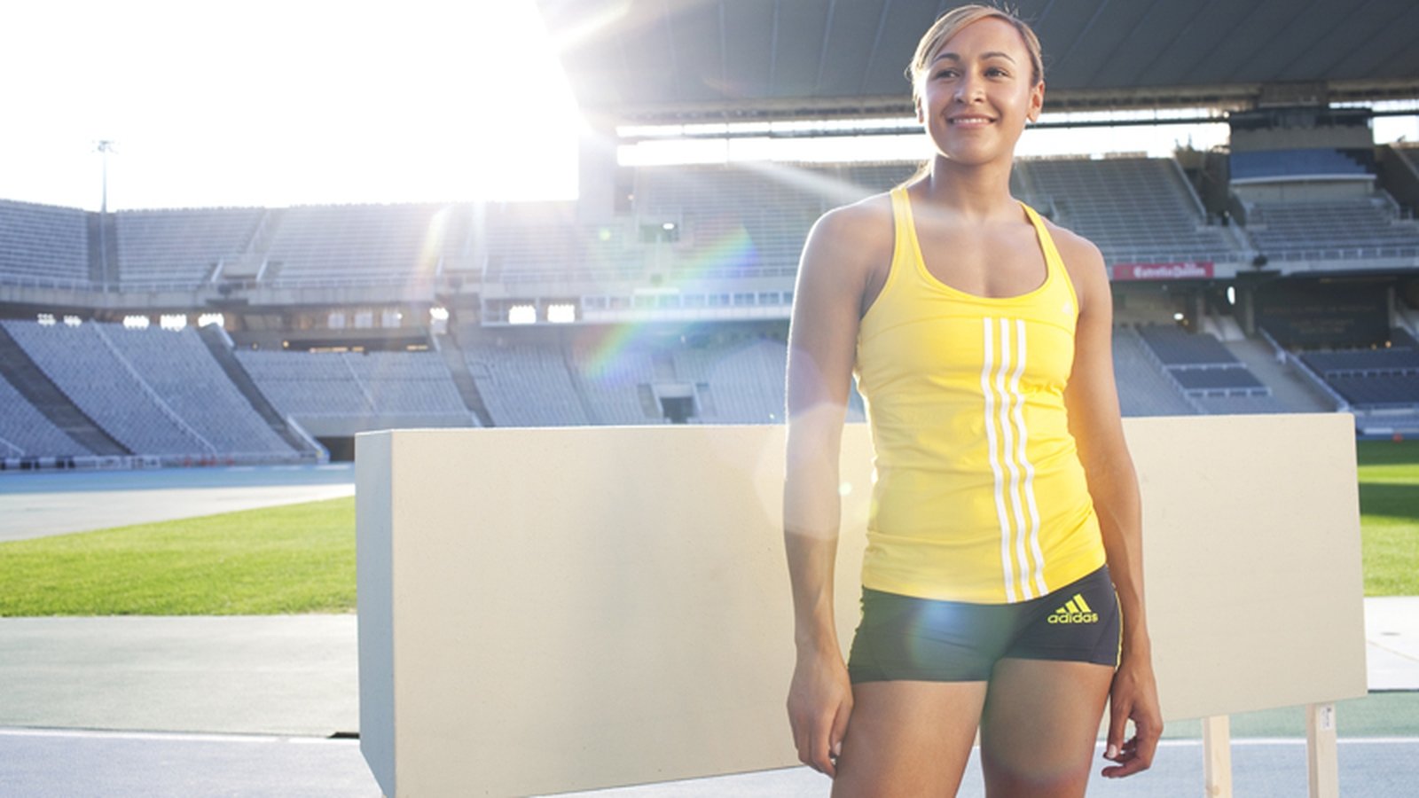 Jessica Ennis Backstage Shoot
