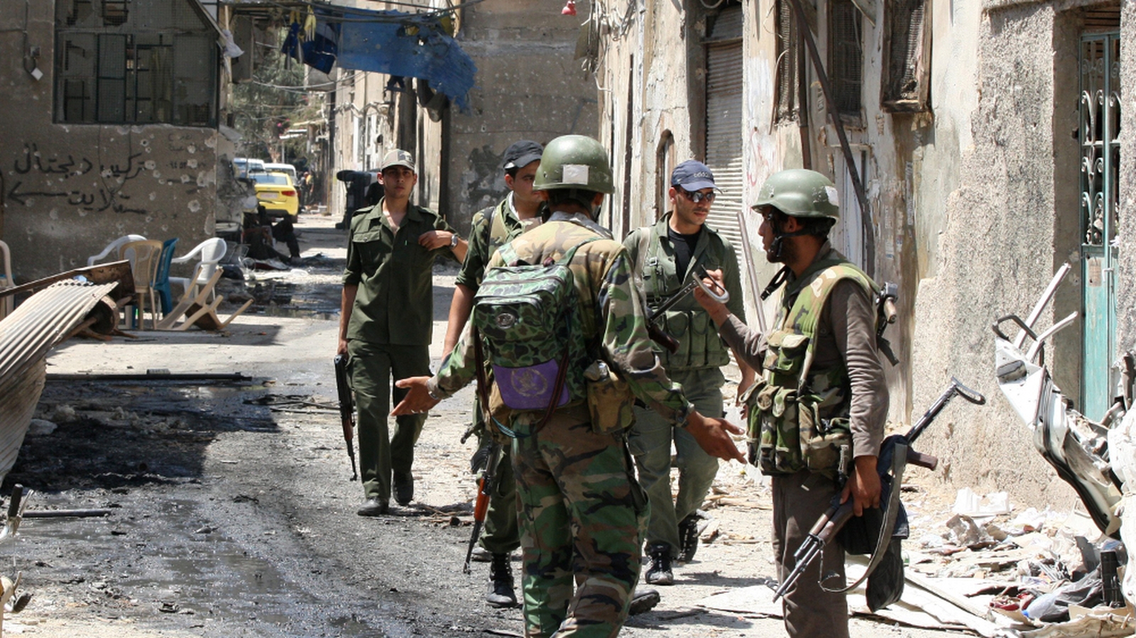 Syrian president appears on state television