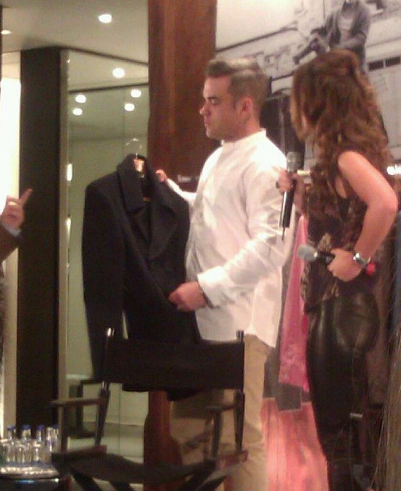 Robbie launches collection in Dublin