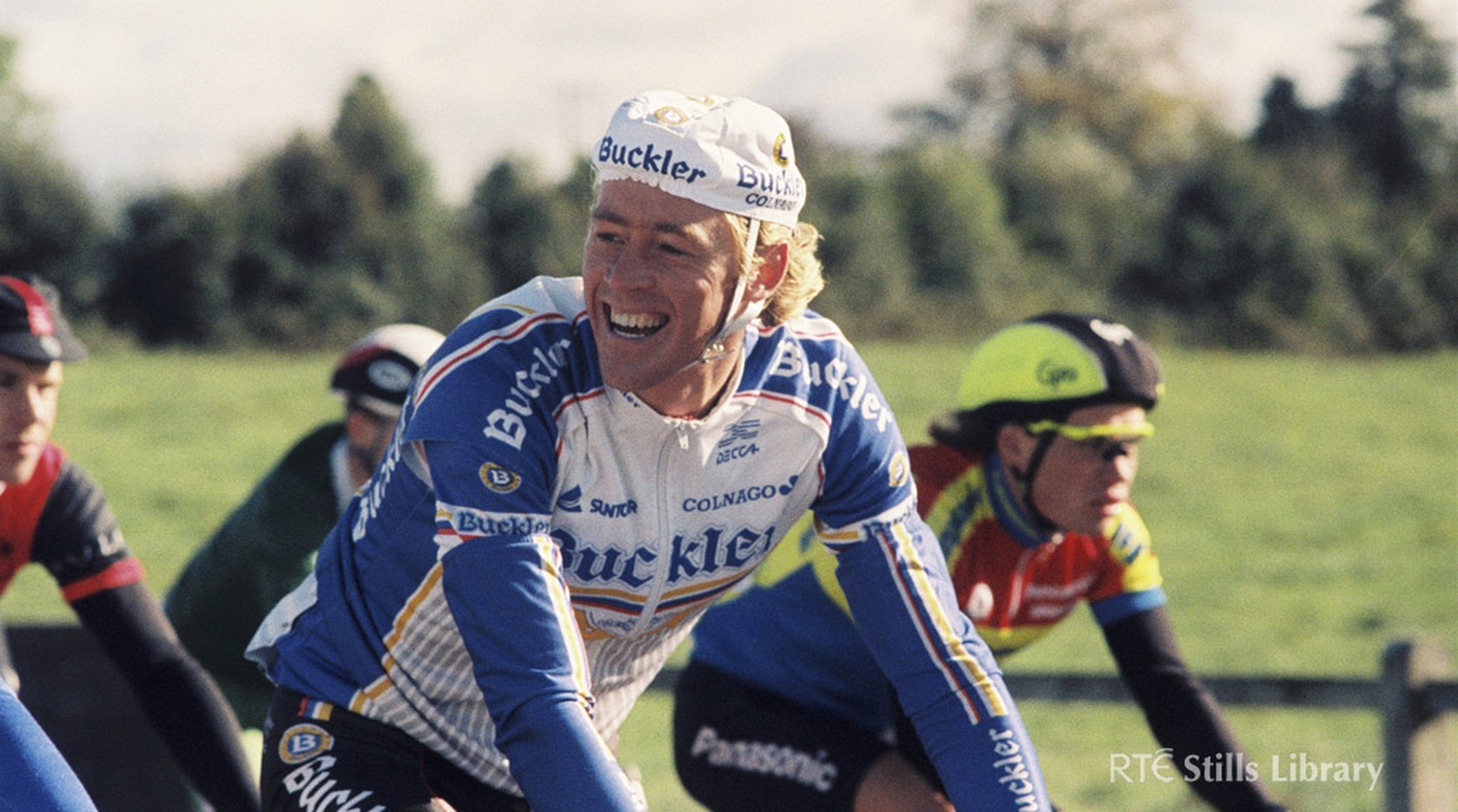 RTÉ Archives | Cyclist is Eric Vanderaerden