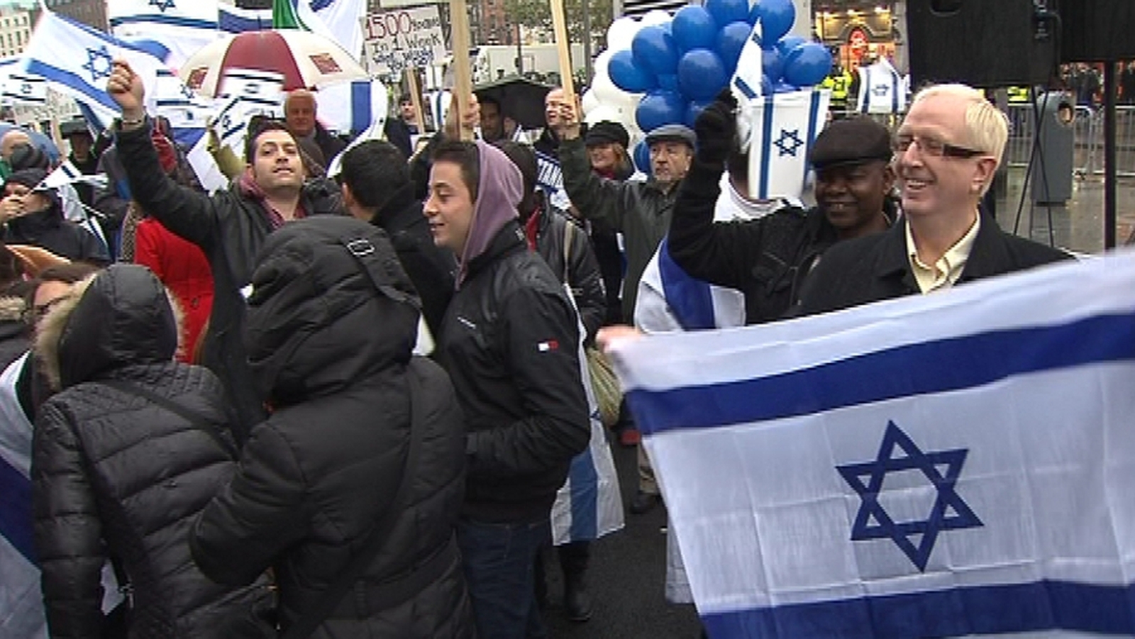Rally in support of Israel takes place in Dublin