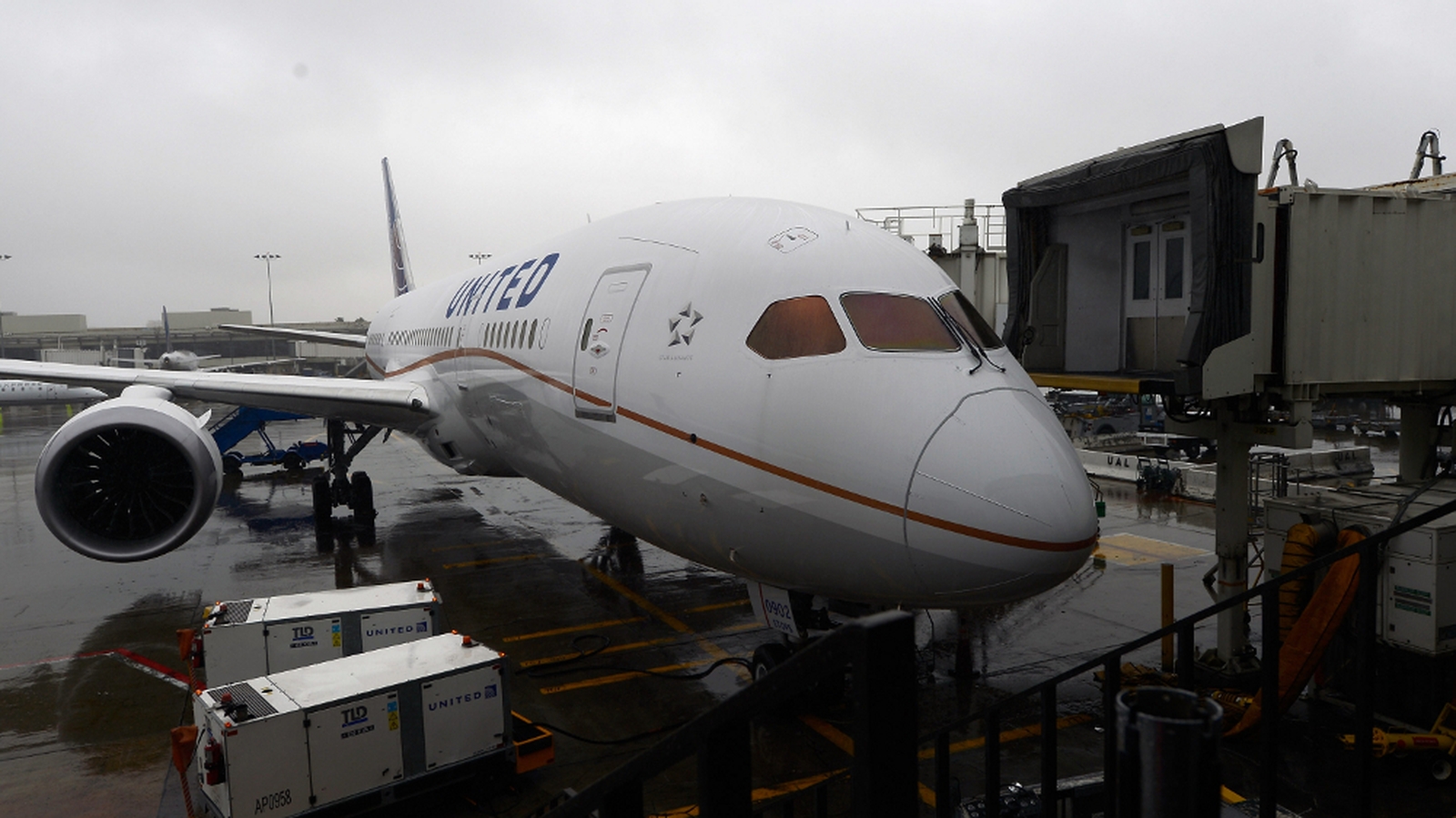 Boeing 787 catches fire in Boston